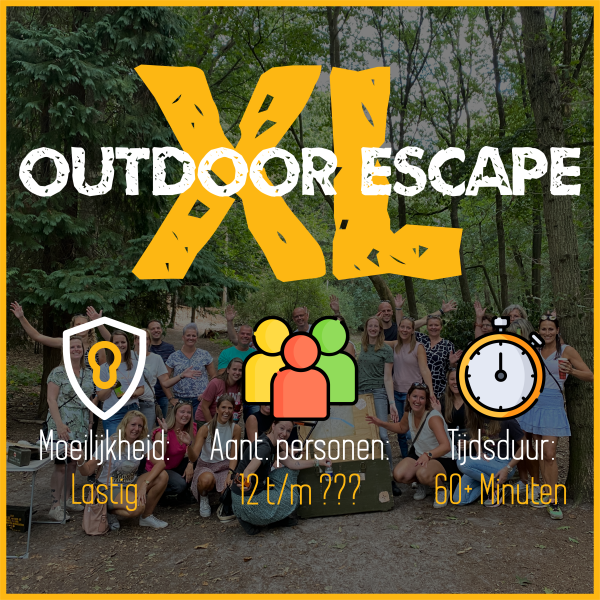 Outdoor Escape Hoeven | Escape Room in een prachtige omgeving